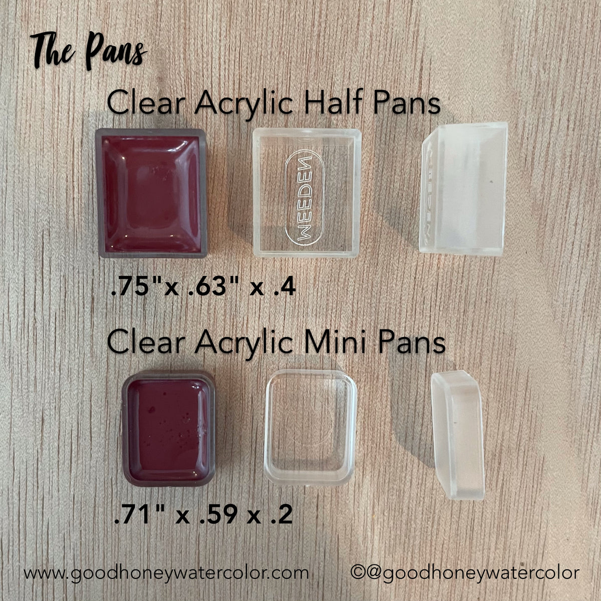 Poppy- Good Honey Handmade Artisan Watercolor Paint-Bright Orange Cust ...